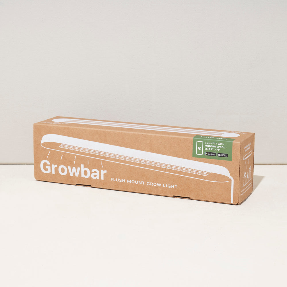 Smart Growbar | Full-Spectrum LED Grow Light | Sleek Flush-Mount Metal ...